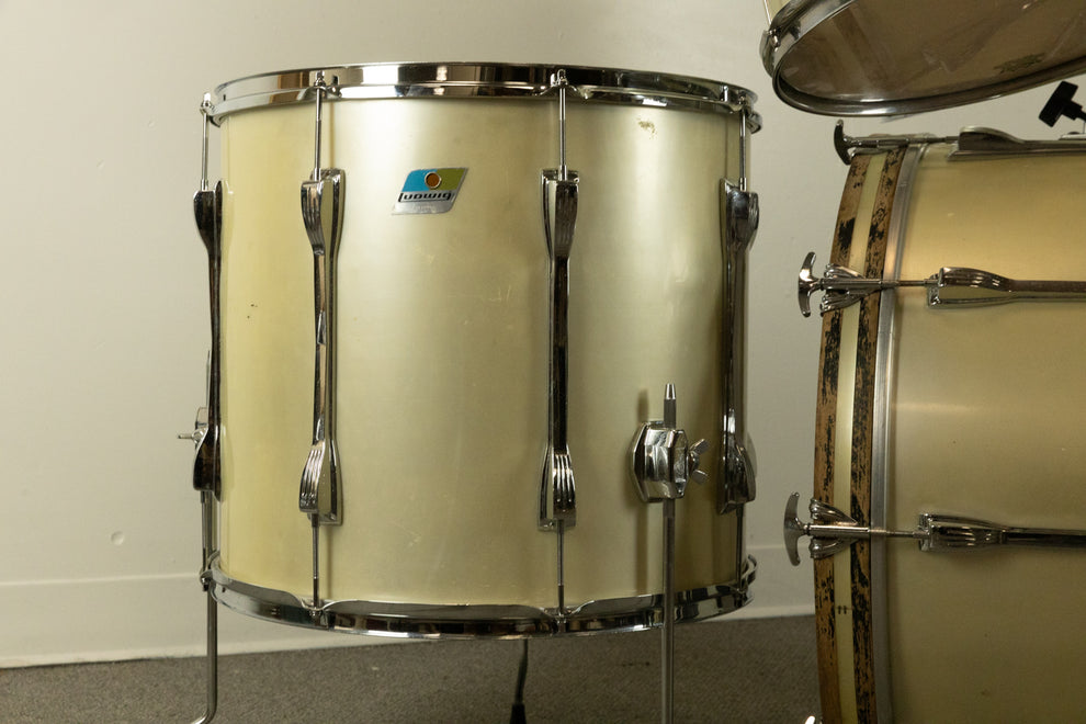 1970s Ludwig "Mach 5" Silver Silk Drum Set – Hawthorne Drum Shop