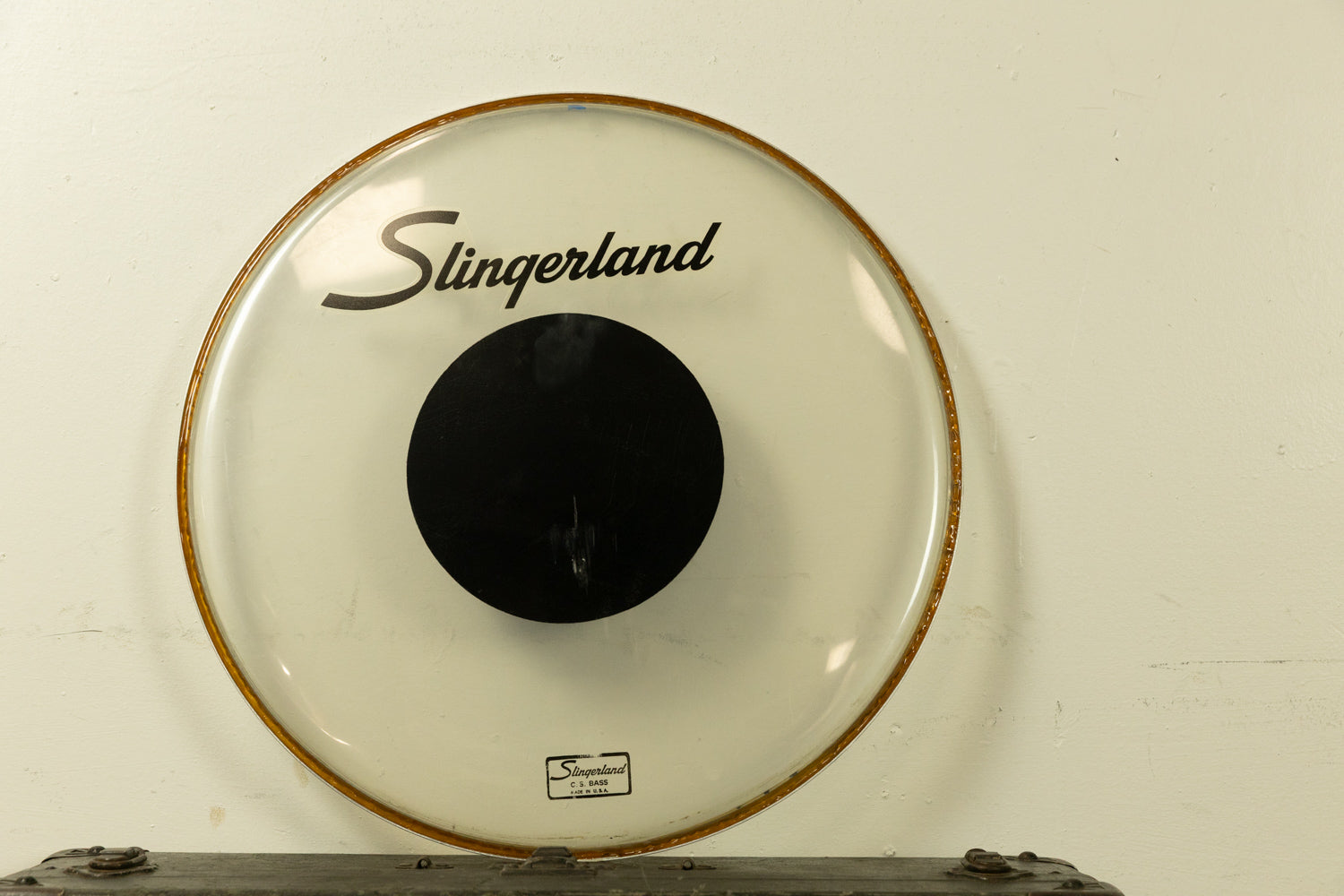1970s 18" Slingerland CS Dot Logo Bass Drum Head – Hawthorne Drum Shop
