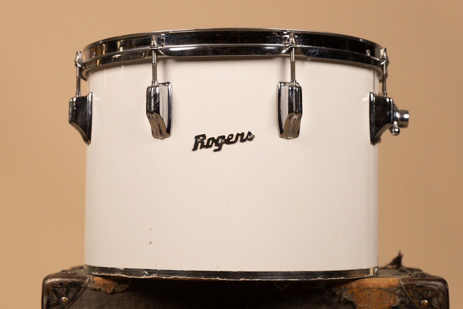 1970s Ludwig 10x14 New England White Concert Tom – Hawthorne Drum Shop